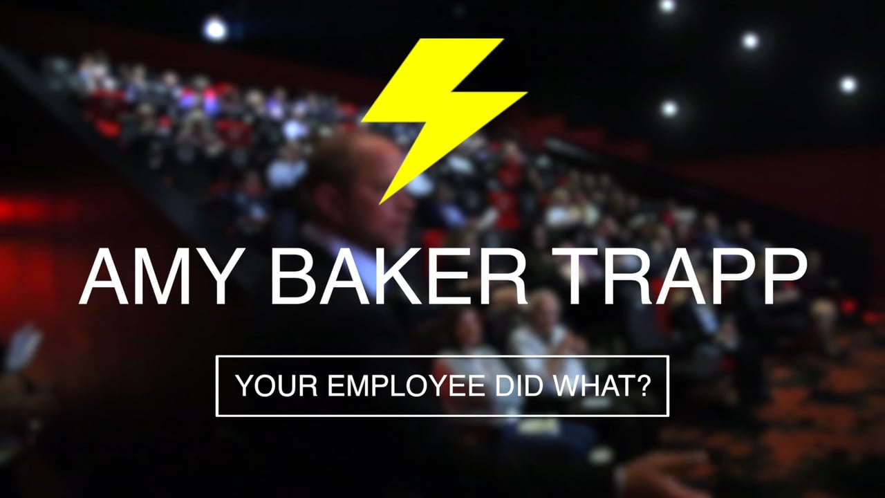 Your Employee Did What? | Amy Baker Trapp | DisruptHR Talks - DisruptHR