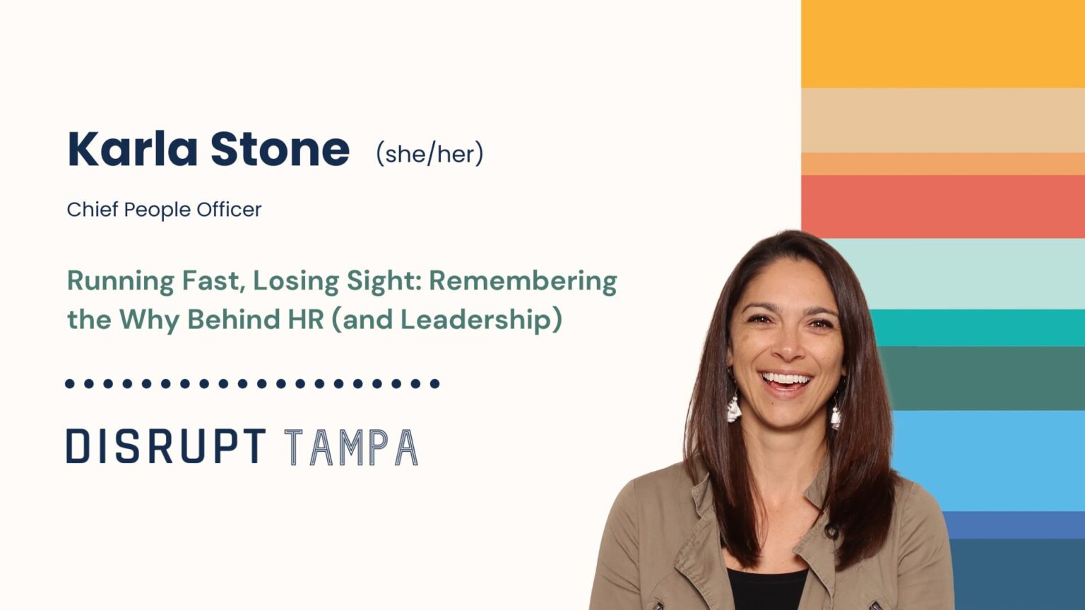Running Fast, Losing Sight: Remembering the Why Behind HR | Karla Stone ...